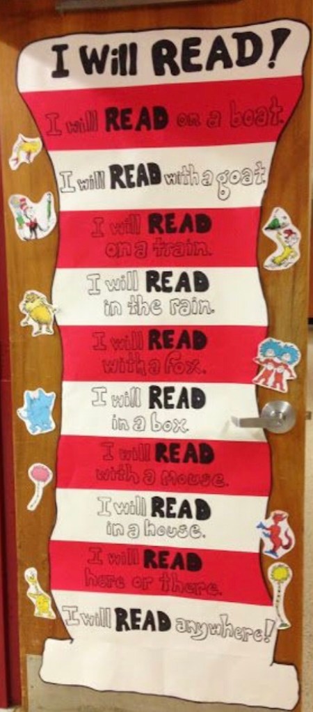 Dr. Seuss Themed, Book Week, Door Decorating – aussiemumsadventures